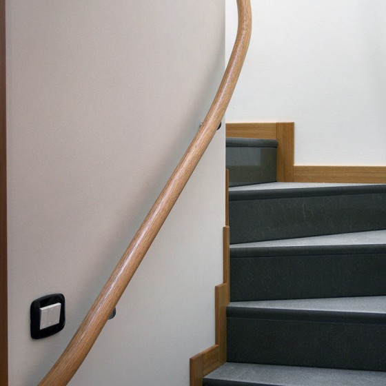 Helical wall handrail - De Stalis Scale